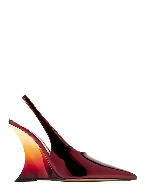 Paris Texas 105mm Nina Pointed Pumps - Red