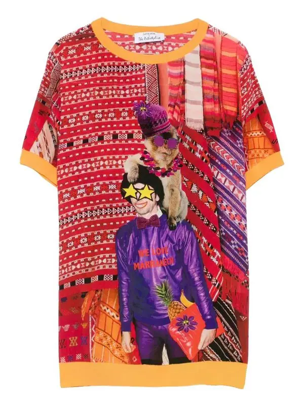 The Artistylist Graphic-print T-shirt - Red