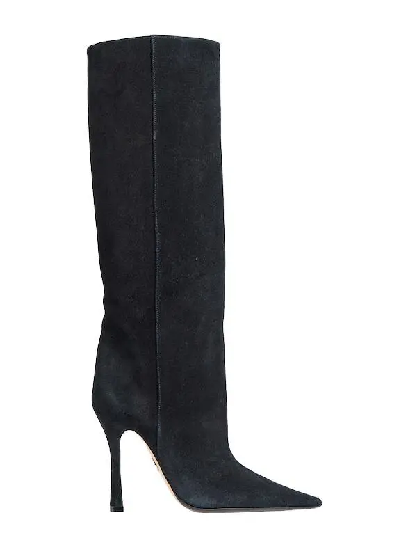Gucci Stiletto Leather Boots - Black