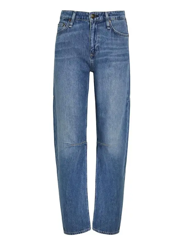 Rag & Bone Tapered-leg Denim Jeans - Blue