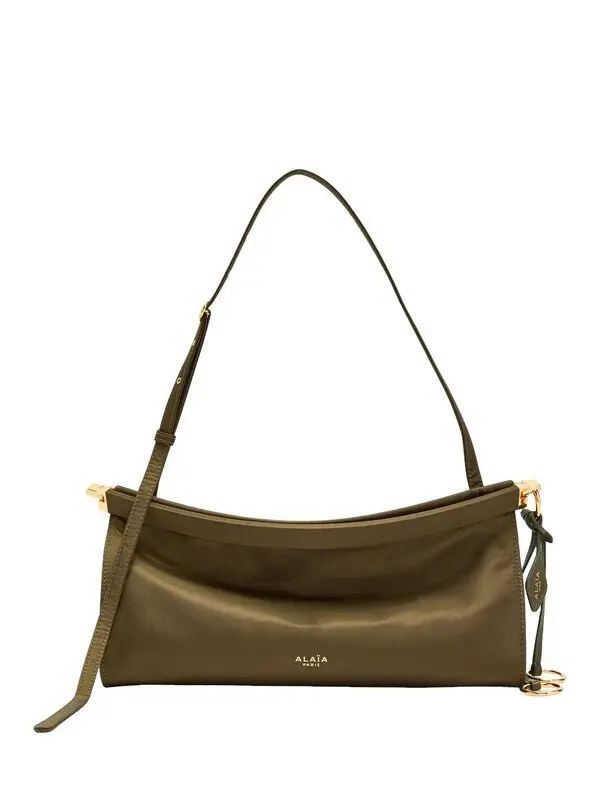 Alaïa Le Click Nylon Shoulder Bag - Brown