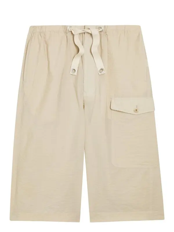 LEMAIRE Cotton-blend Cargo Shorts - Off White