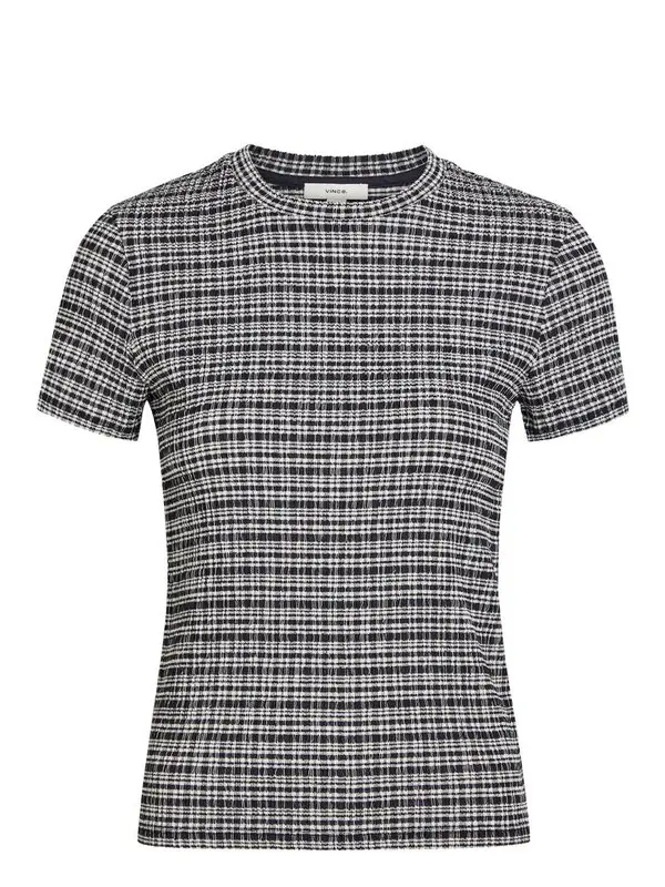 Vince Shirred T-shirt - Stripe