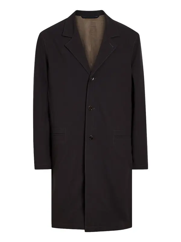LEMAIRE Wool Coat - Black