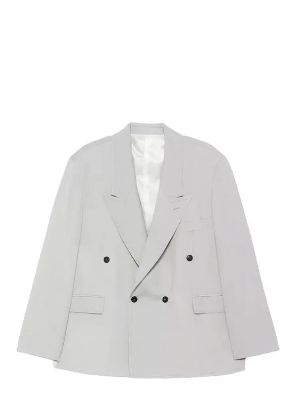 MTL STUDIO Giacomo Double-breasted Blazer - Grey
