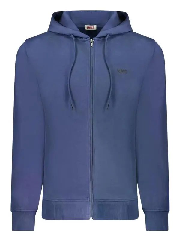 RIFLE Cotton Hooded Jacket - Blue