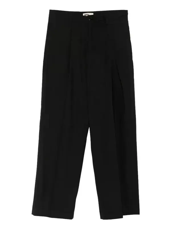 MTL STUDIO Carlone Tailored Trousers - Black