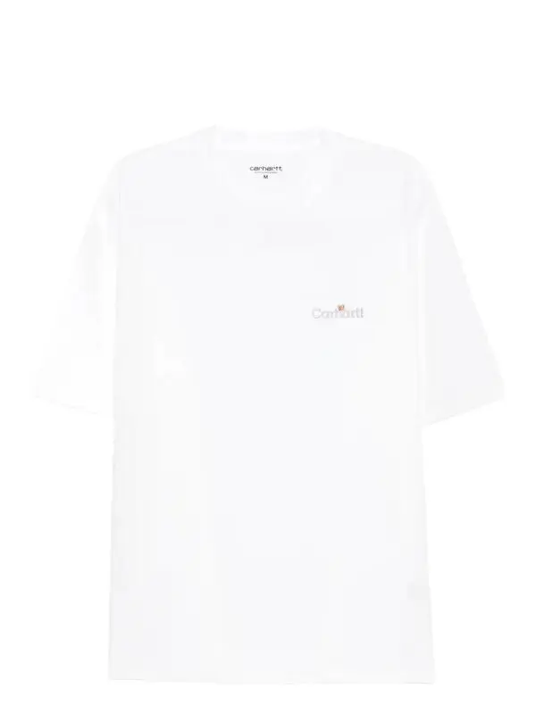 Carhartt Work In Progress Logo-embroidered T-shirt - White