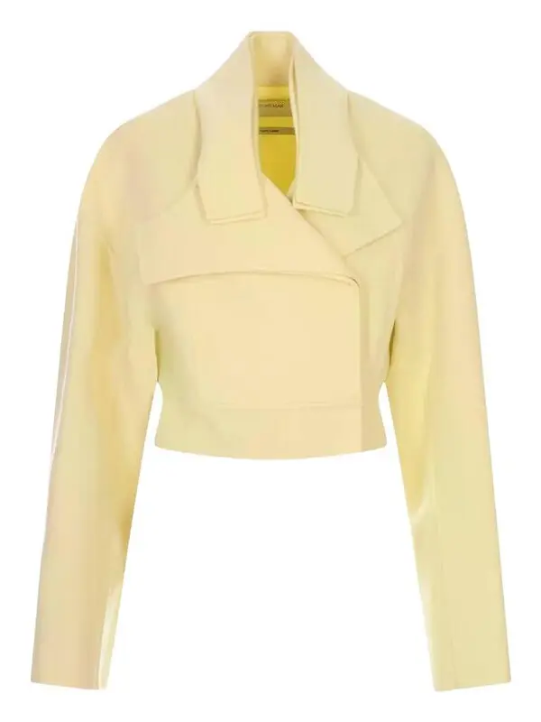 Sportmax Wool Cropped Jacket - Yellow