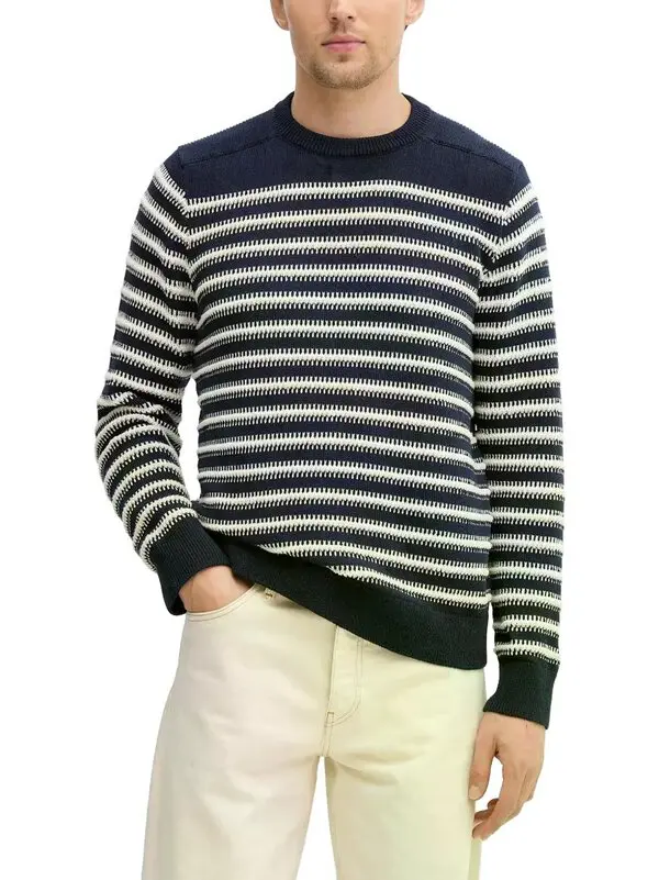 Guess Striped Sweater - Blue