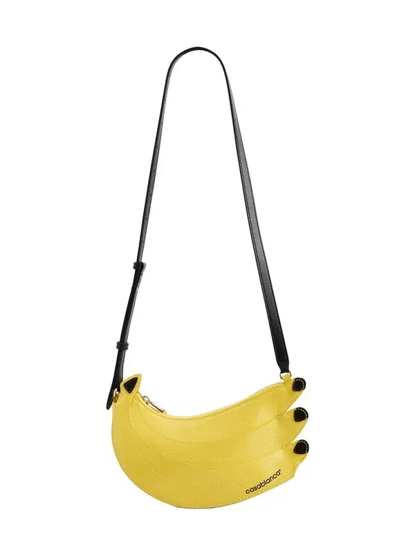 Casablanca Banana Shoulder Bag - Yellow