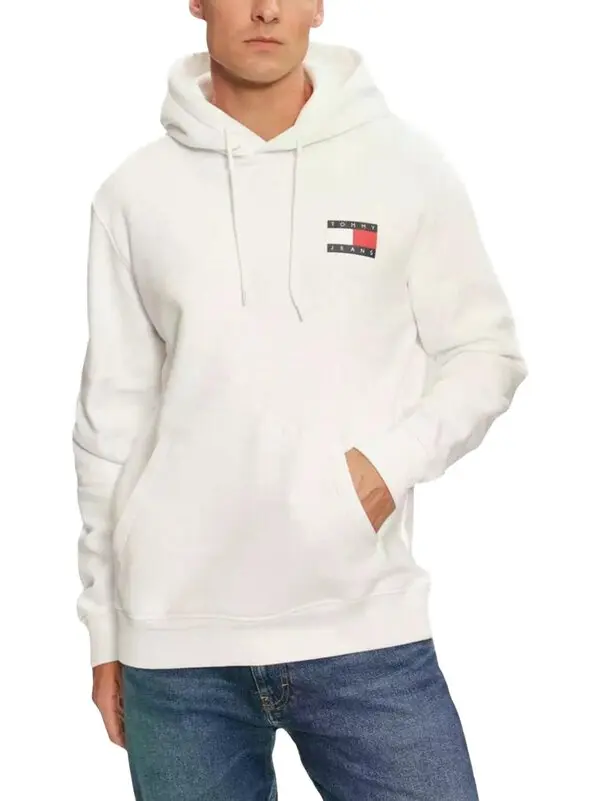 Tommy Hilfiger Logo-patch Hoodie - White