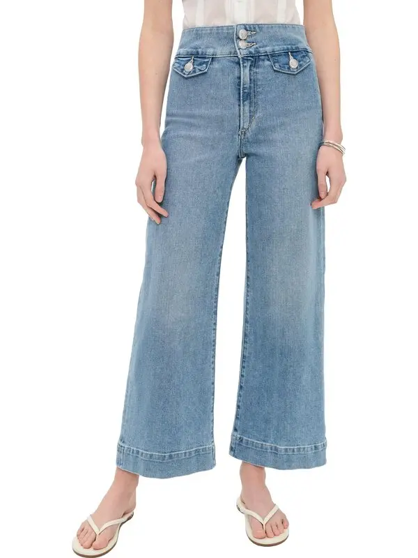 Joe's Jeans The Ellia Wide Leg Ankle Jeans - Attraction
