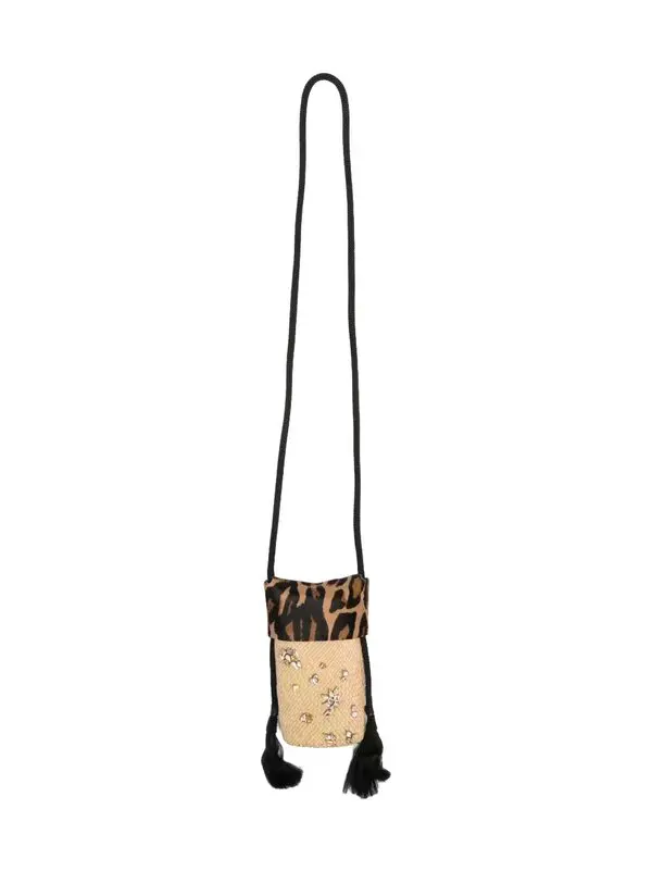 Johanna Ortiz Leopard-print Cross Body Bag - Neutrals