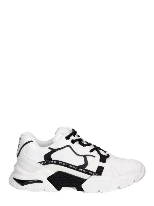 Guess Ciesta Logo-tape Sneakers - White