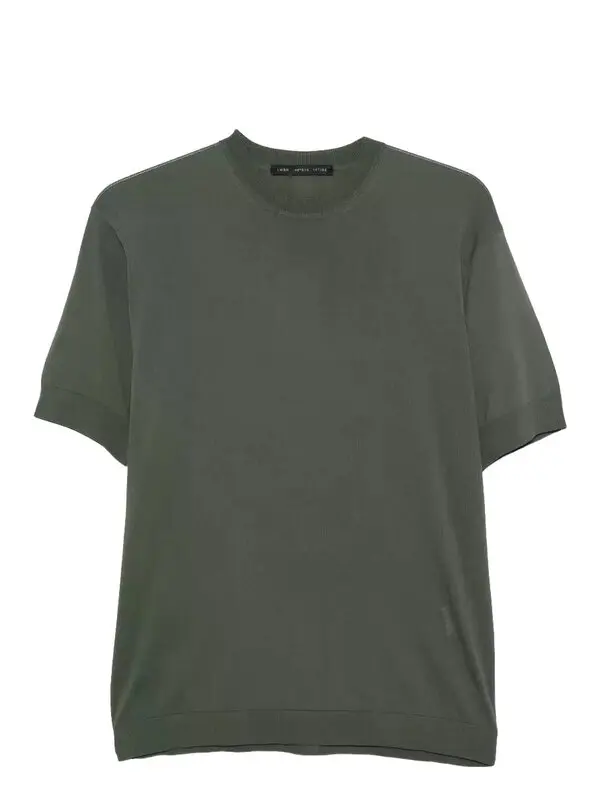 LOW BRAND Fine-knit T-shirt - Green