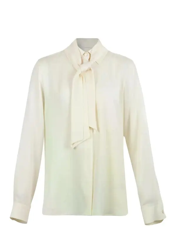 Max Mara Scarf Neck Shirt - Neutrals