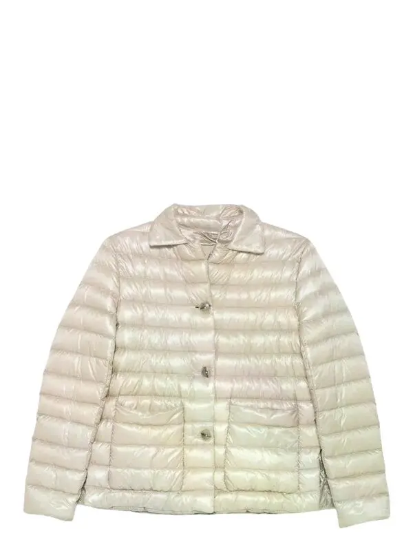 Herno Quilted Button-up Jacket - Neutrals