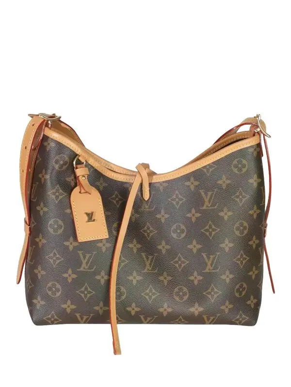 LOUIS VUITTON Pm Monogram Carryall Shoulder Bag - Brown