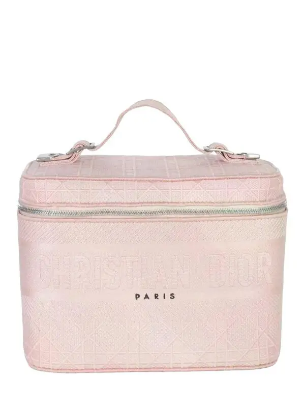 Dior Cannage Diortravel Vanity Case - Pink