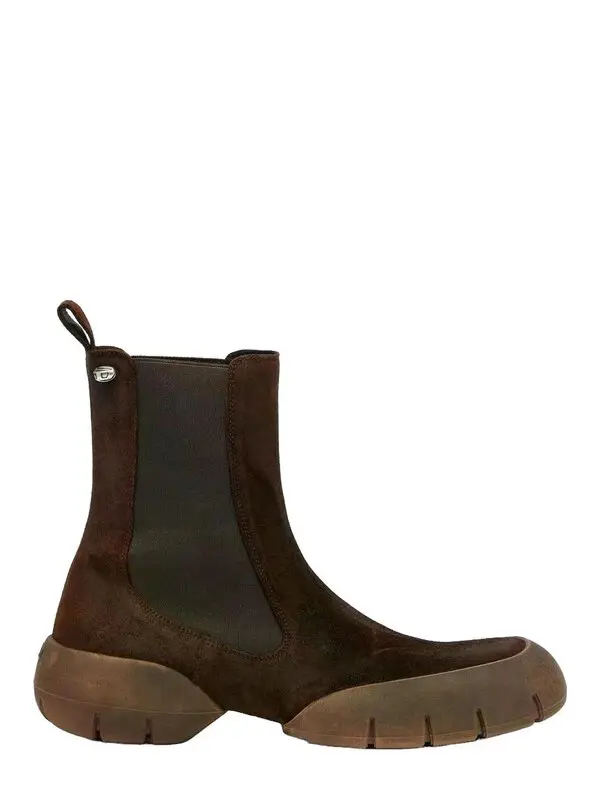 DIESEL® D-mathieu Suede Chelsea Boots - Brown