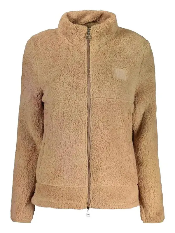 LAURA BIAGIOTTI Fleece Zip-up Jacket - Neutrals