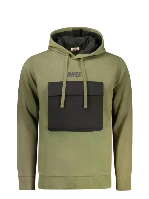 RIFLE Flap-pocket Hoodie - Green