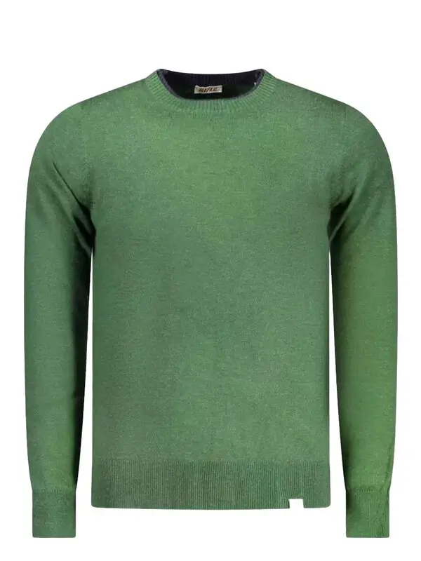 RIFLE Crew-neck Sweater - Green