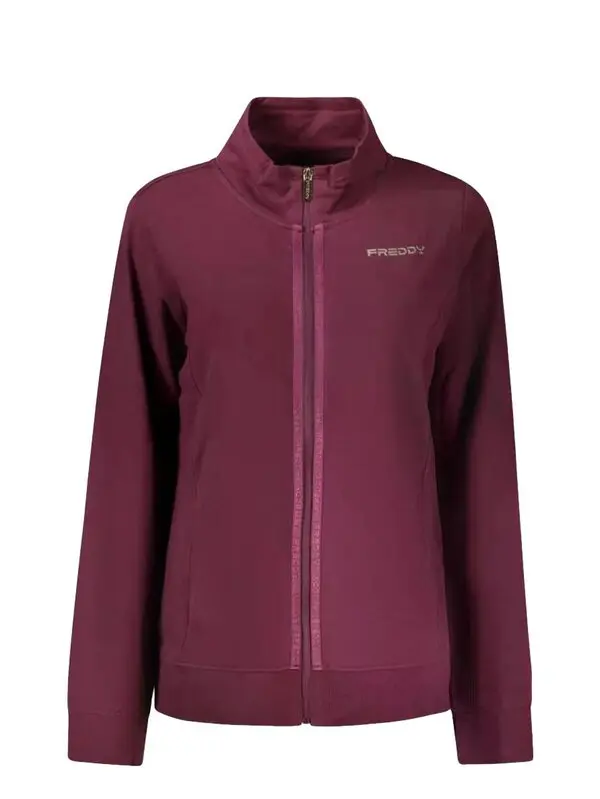 FREDDY Zip-up Cotton Sweatshirt - Purple