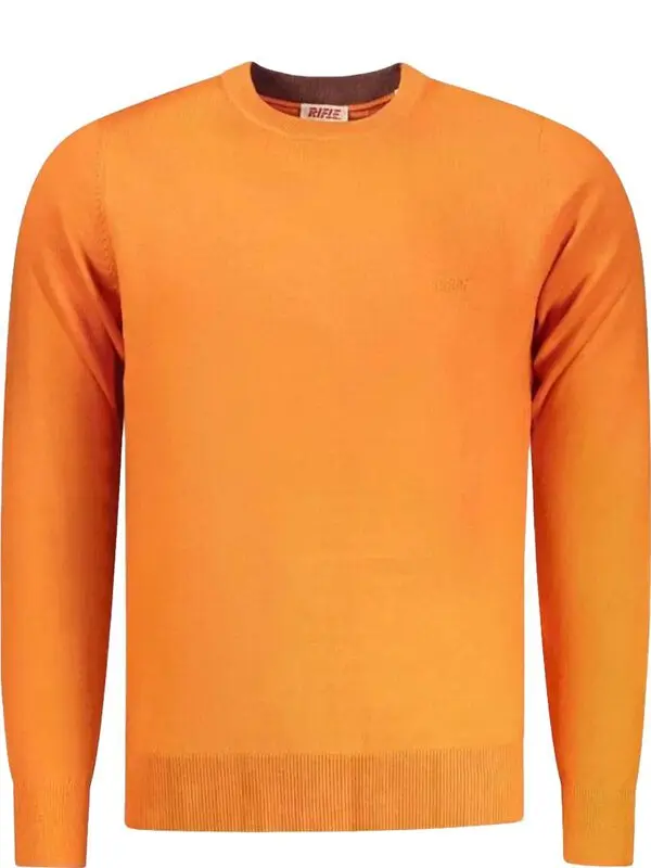 RIFLE Fine-knit Sweater - Orange
