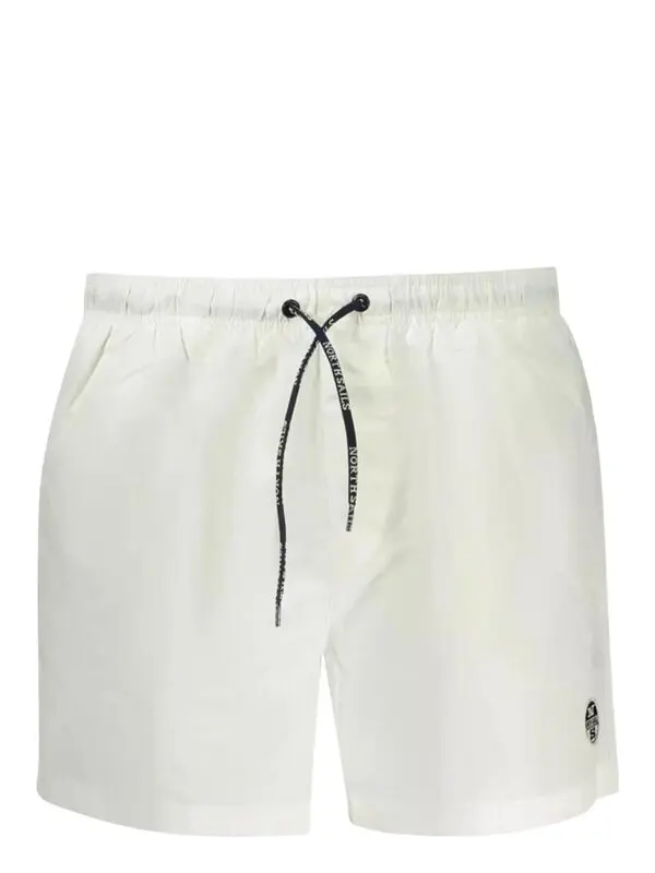 NORTH SAILS Logo Patch Swim Shorts - White