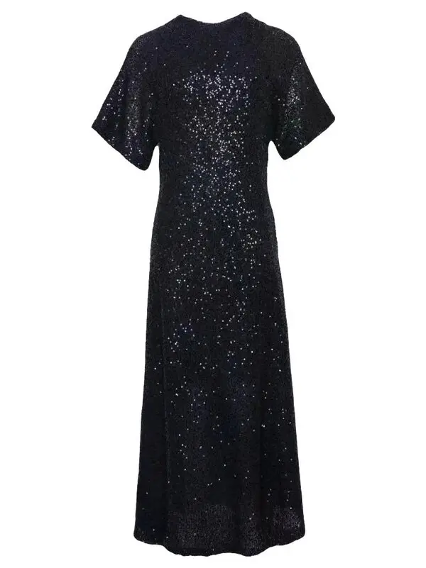 Brunello Cucinelli Sequin-embellished Midi Dress - Blue