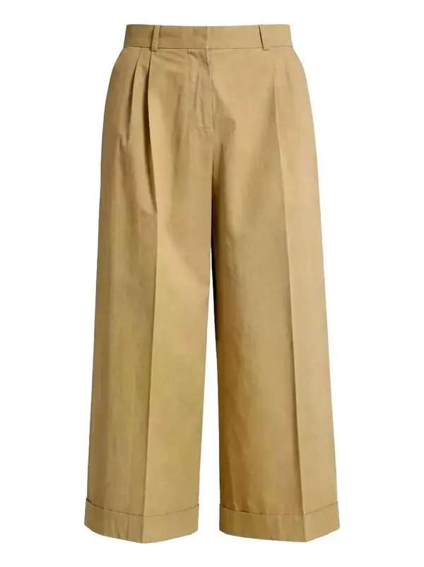 THE ROW Lior Pleated Trousers - Neutrals
