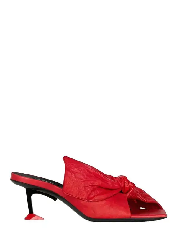 Givenchy Boudoir Bow High Heel Sandals - Red
