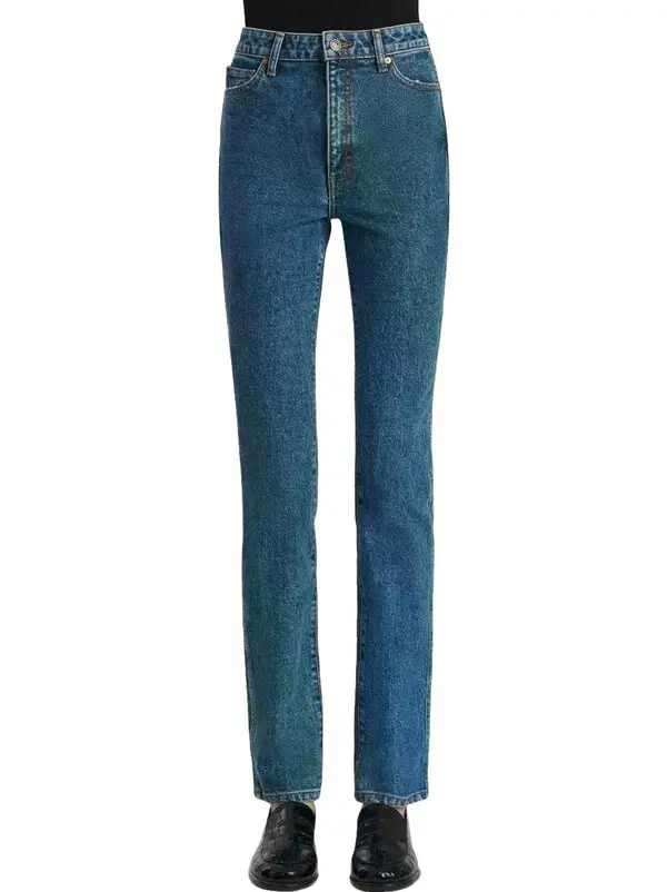 Khaite Daria Straight-leg Jeans - Blue