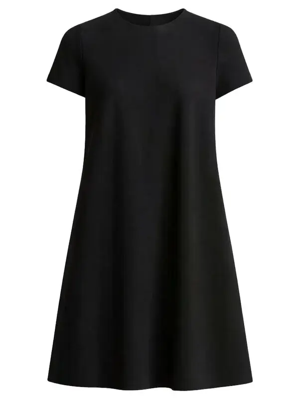 Vince A-line Short-sleeve Dress - Black