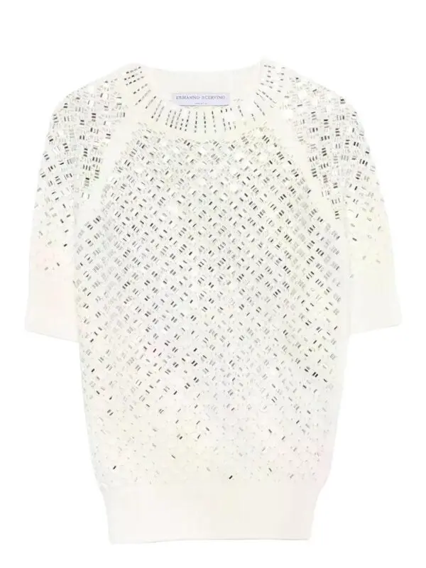 Ermanno Scervino Short-sleeves Top - White