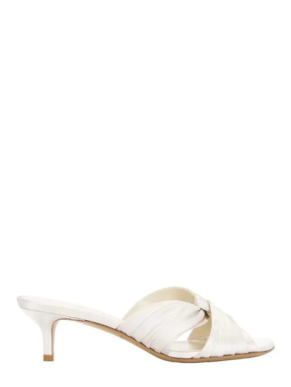 Le Monde Beryl Antonia Kitten Heel Sandal - Ivory