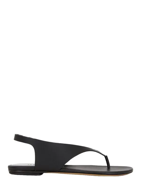 Le Monde Beryl Langley Thong Flat Sandal - Black