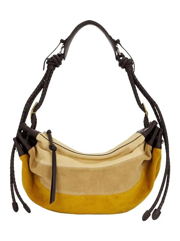 Isabel Marant Maia Medium Shoulder Bag - Multicolor Beige