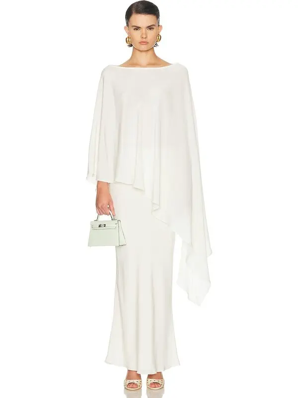 Cult Gaia Tajisha Poncho Top - Off White