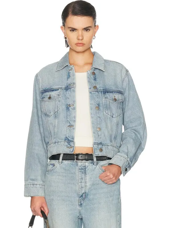 Fear Of God Trucker Denim Jacket - Classic Blue