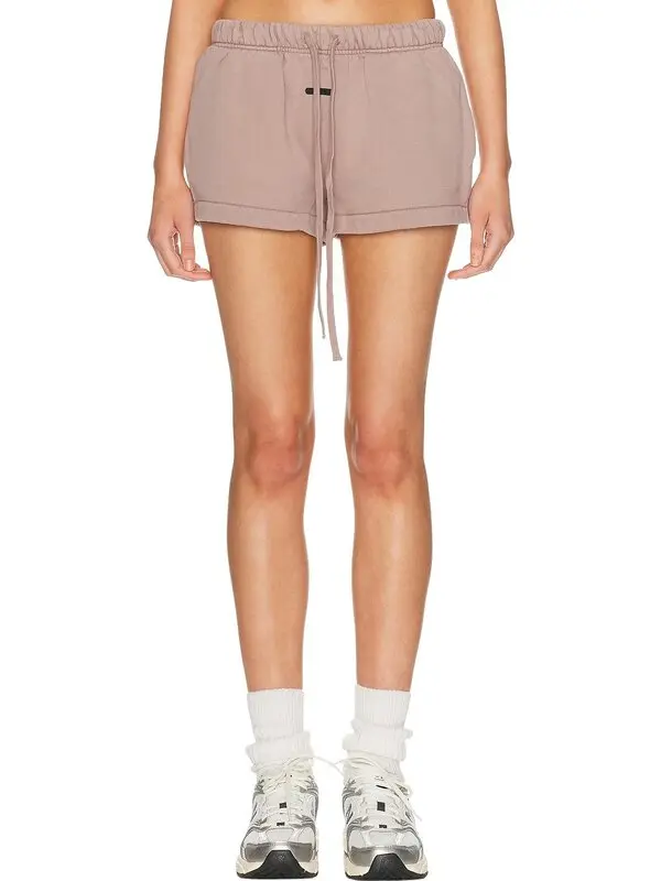 Fear Of God Running Fleece Short - Faded Mauve