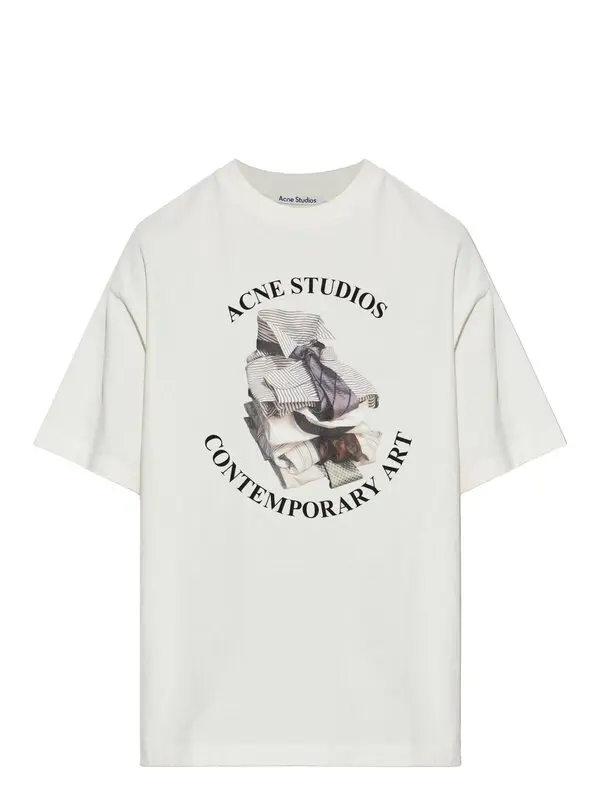 Acne Studios Logo T-shirt - White