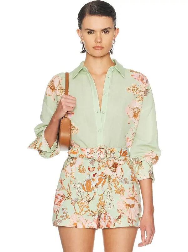 Hemant & Nandita Ezra Oversized Shirt - Green