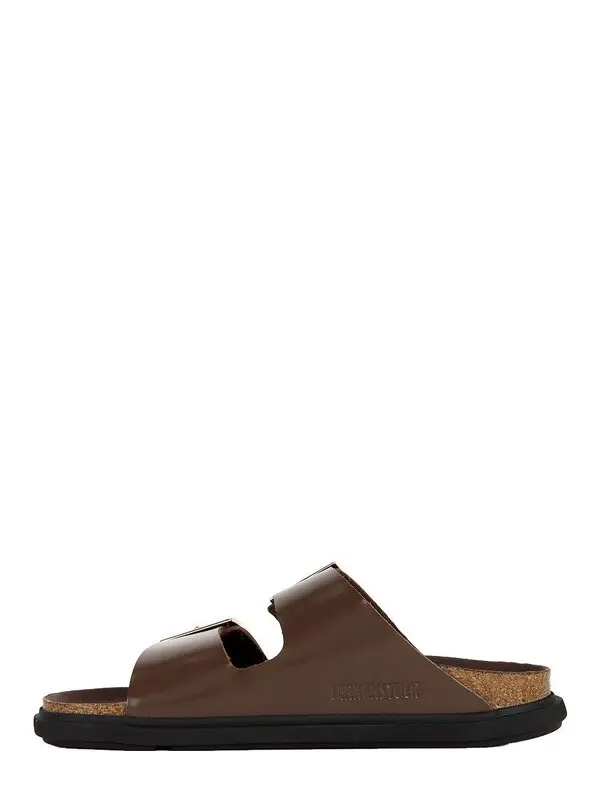 BIRKENSTOCK Arizona Droplet Buckle High Shine Sandal - Carafe