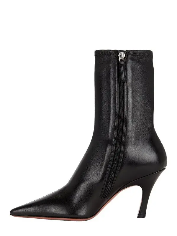 Amina Muaddi Jamie Nappa 80 Boots - Black