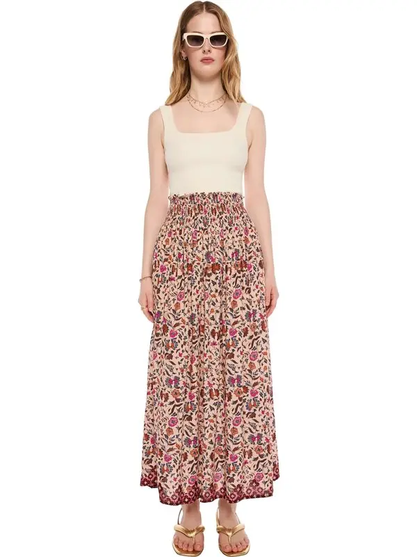 Natalie Martin Bella Wildflower Spice Skirt - Multi