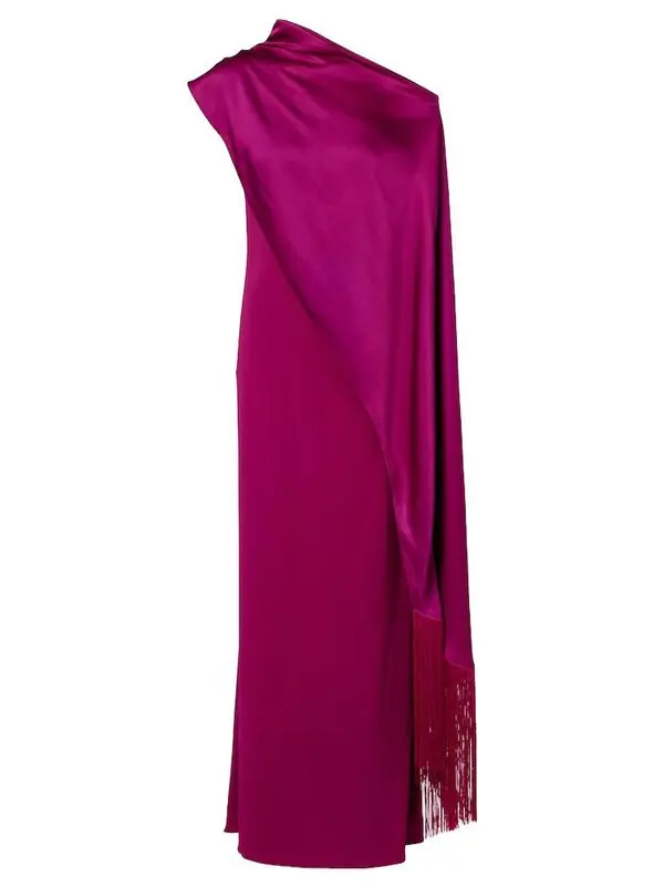 TALLER MARMO Berenson Draped Gown - Purple