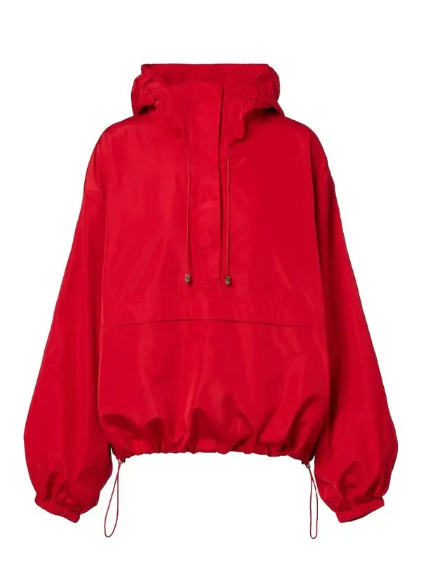 RÓHE Oversized Hooded Jacket - Red
